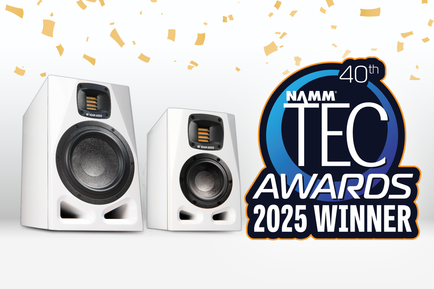 ADAM Audio - 限量版 A4V 和 A7V监听音箱荣获 TEC Award 2025!